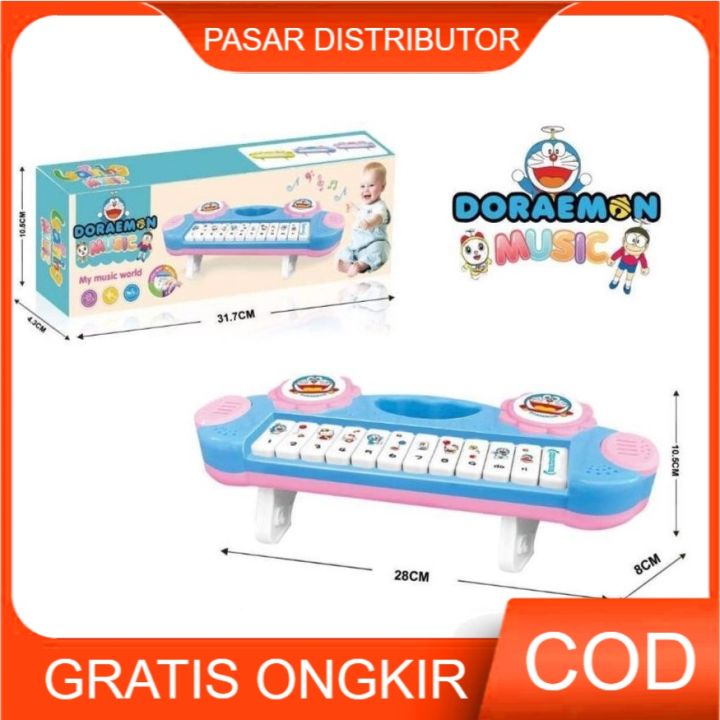 Mainan Anak Keyboard Piano Doraemon Music Piano Anak Mainan Edukasi ...