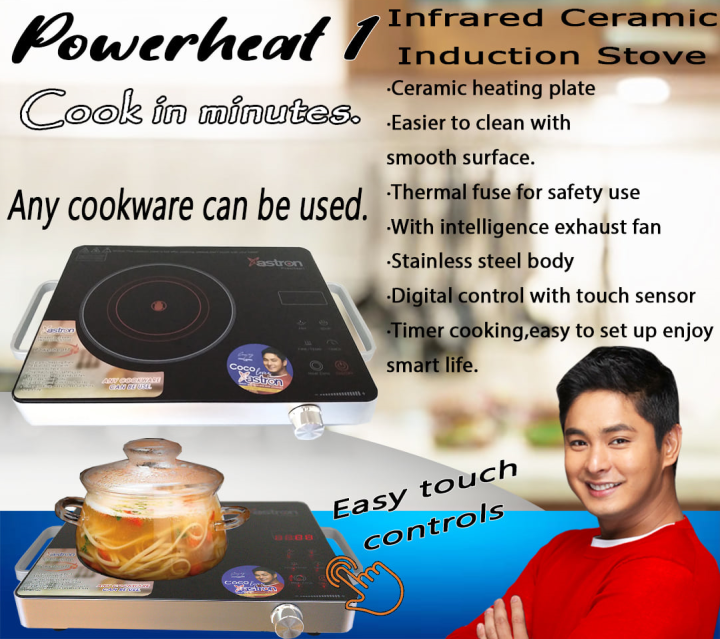 ASTRON POWERHEAT1 Infrared Ceramic Single-Burner Induction, 01/24/2024