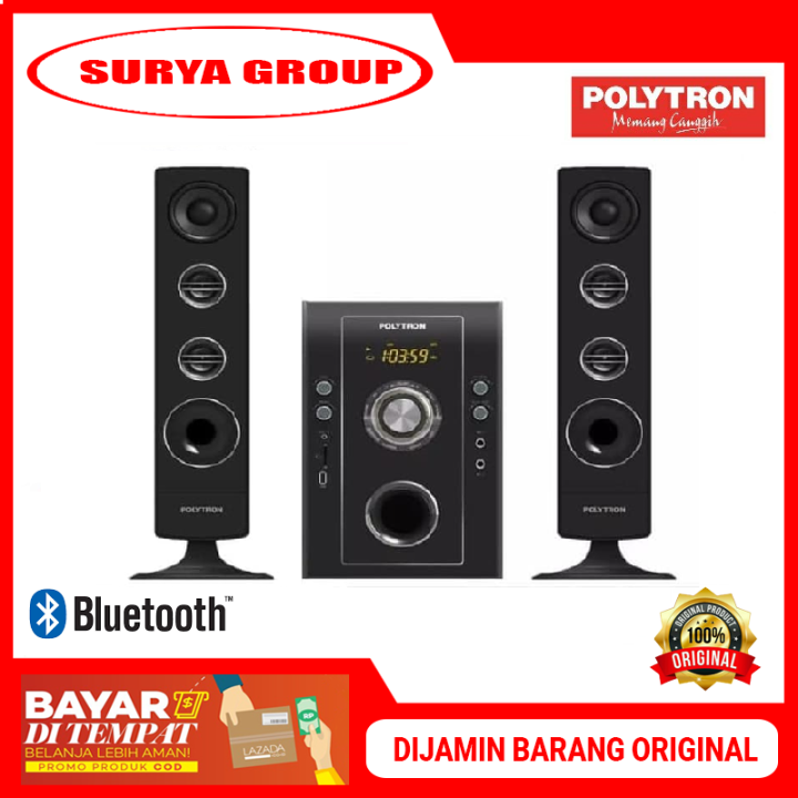 SPEAKER POLYTRON PMA9526 [BLUETOOTH / AUX / USB / KARAOKE] - Bergaransi Resmi | Lazada Indonesia