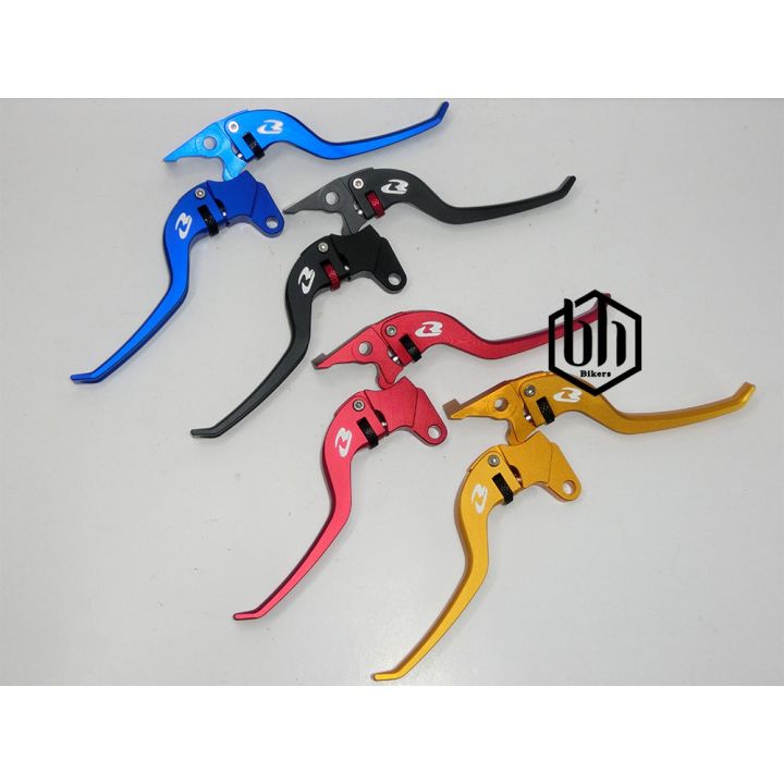 CLUTCH LEVER + BRAKE LEVER SET ALLOY YAMAHA Y15ZR / LC135 / R15 / FZ150 HONDA RS150 E+ E PLUS ...