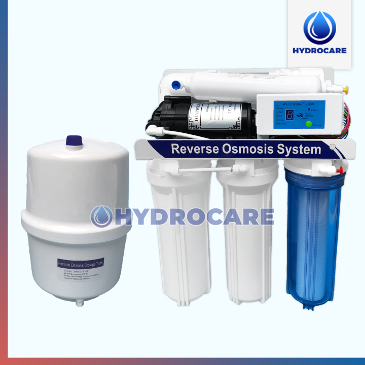 Home RO Water Filtration System Set 100 Gallons Per Day 5 Stages ...