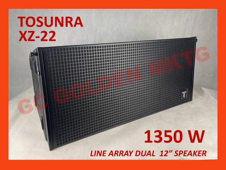 Tosunra Professional Dual 12 inches Line Array Speaker XZ-22 power ...