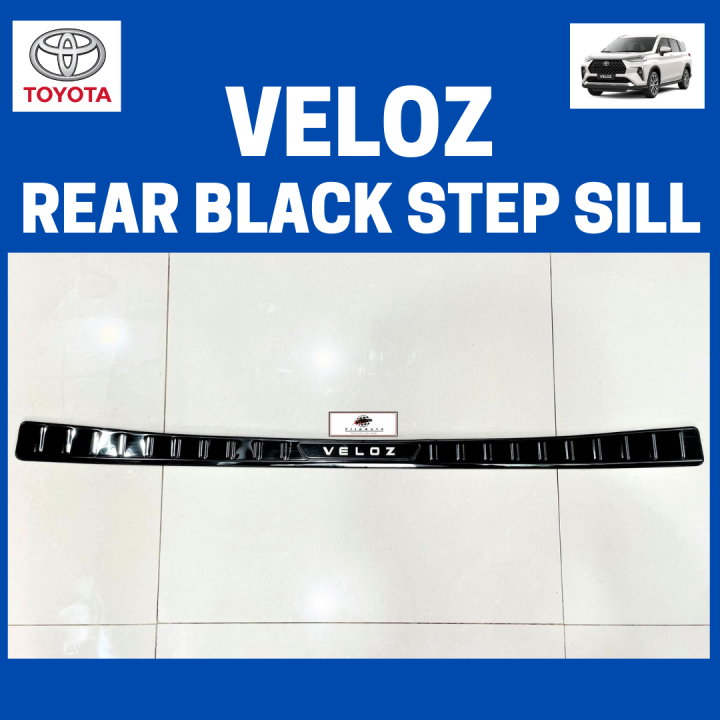 TOYOTA VELOZ 2023-2024 Rear Step Sill - Black Titanium Veloz ccessories ...