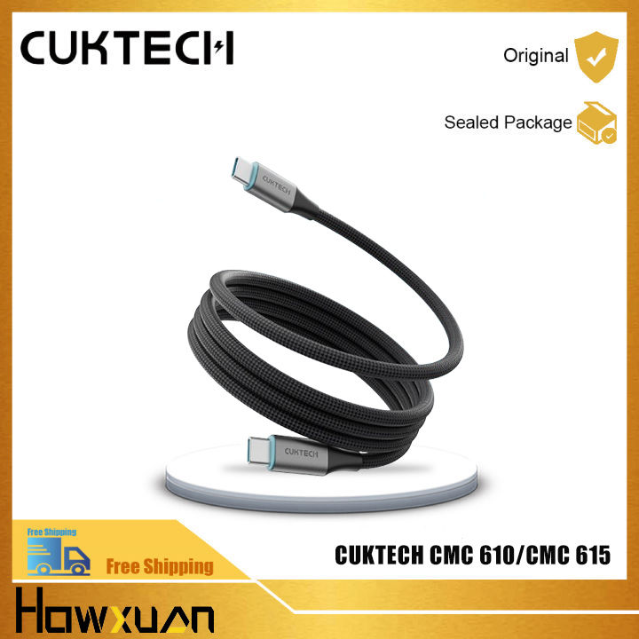 CUKTECH CMC610 Magnetic attraction Nylon Braided USB-C to USB-C 240W 1m/1.5m PD3.1 6A Fast ...