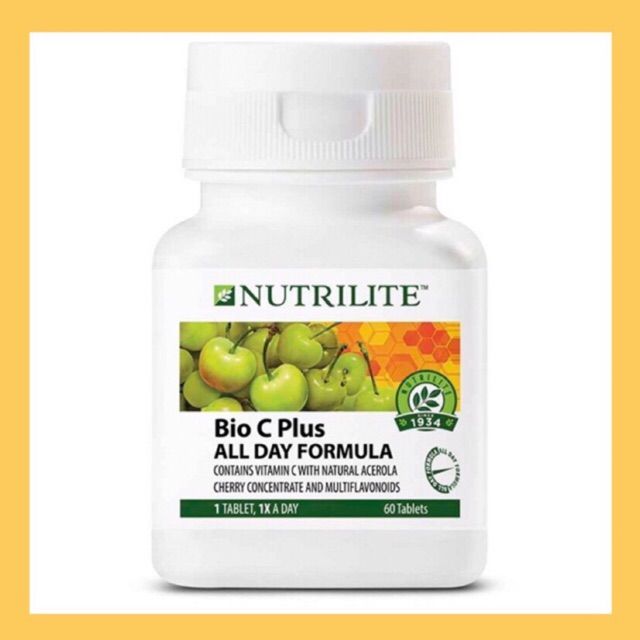 NUTRILITE Bio C Plus All Day Formula (60 tab) | Lazada