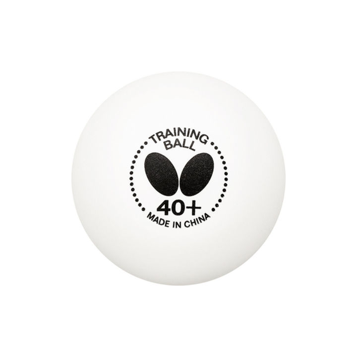 Butterfly Table Tennis 40+ Table Tennis Training Ball (White) - 6 pcs ...
