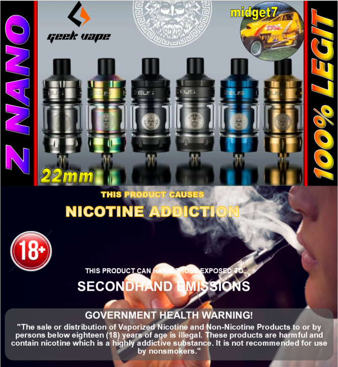 Geekvape Zeus Nano Atomizer Tank 22mm | Lazada PH