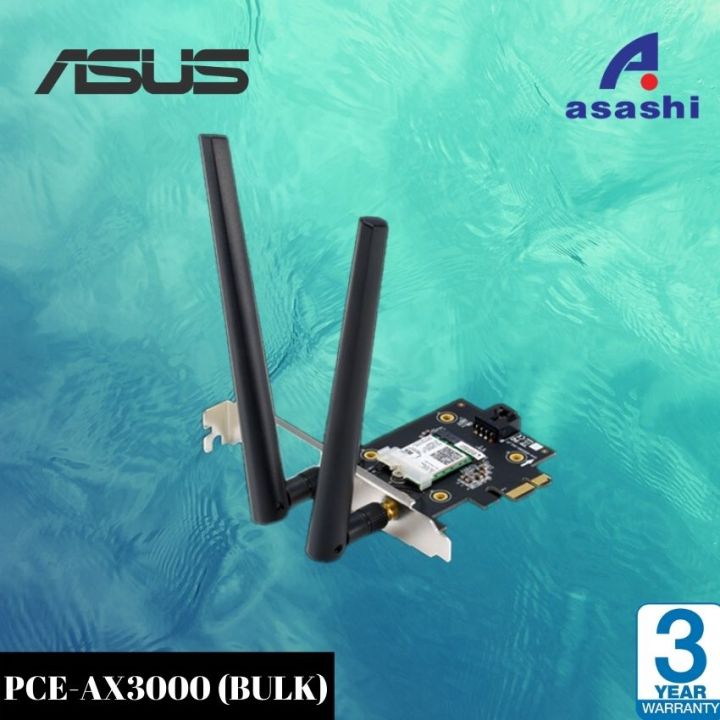 Asus PCE-AX3000 (BULK PACK) AX3000 Dual Band PCI-E WiFi 6 | Lazada
