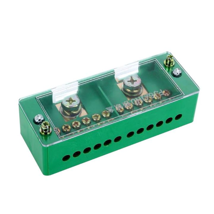 2-IN 4/6/8/12-OUT Terminal Block Power Distribution Block Splitter ...