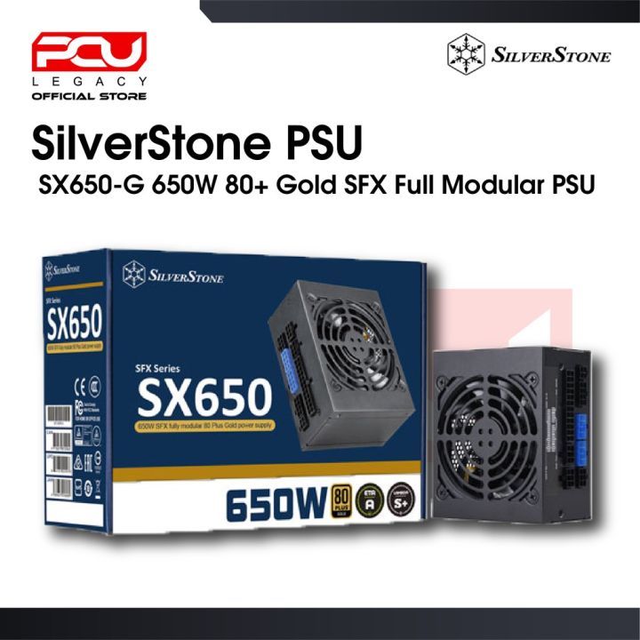 [Ready stock] Silverstone SX650-G 650W 80 gold SFX full modular PSU | Lazada PH