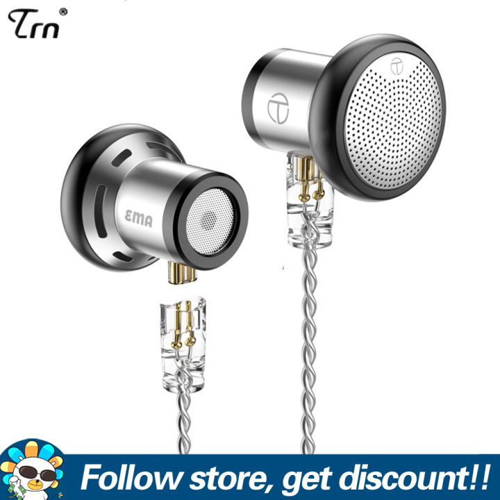 FAAEAL TRN EMA In Ear Earphone 14.2mm Dynamic Driver Earphones HIFI ...