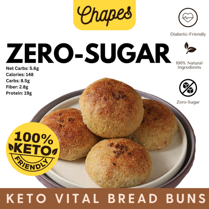 Chapes Keto Buns Bread | Lazada PH