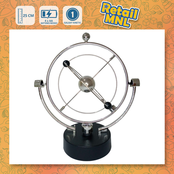 Retailmnl Kinetic Art Motion Toy Nine planets Gizmos Perpetual Motion ...