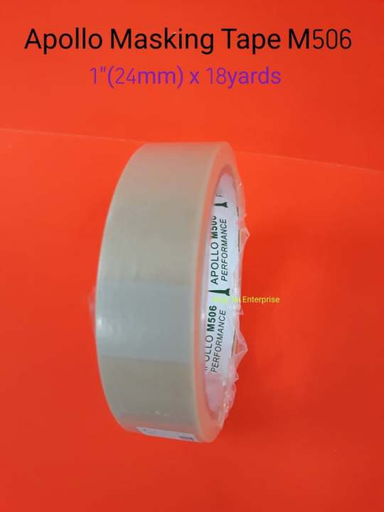 Apollo M506 Performance Pita Pelekat Masking 12 Gulung 24mm x 18Y ...
