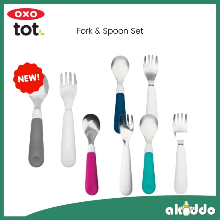 OXO Tot Fork & Spoon Set | Lazada