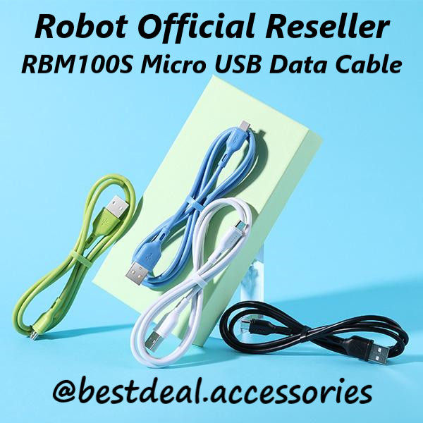 Kabel Data Robot RBM100 Micro USB Data Cable (Per Pcs) | Lazada Indonesia