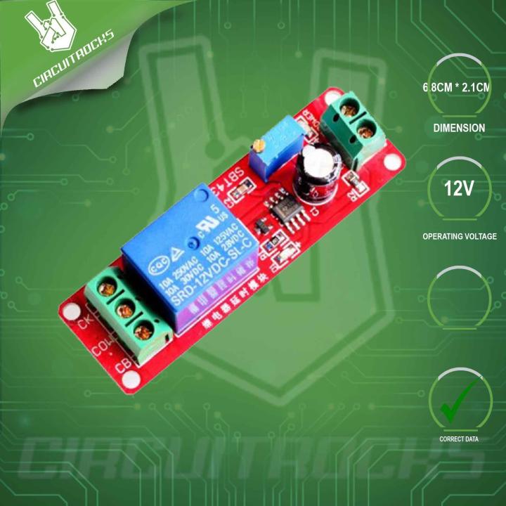 Circuitroks Relay 12V Timer Delay NE555 Module | Lazada PH