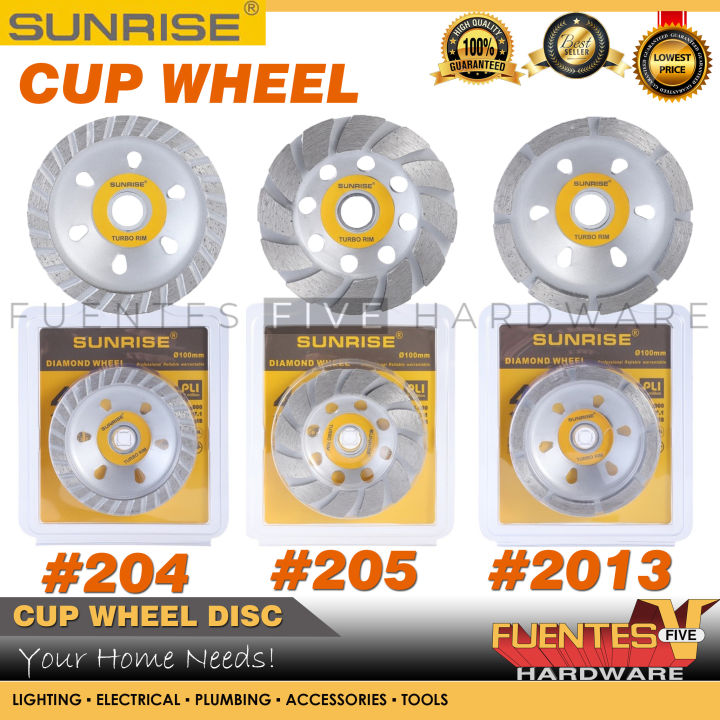 Diamond Cup wheel disc #204 | #205 | #2013 / Grinding disc Sunrise ...