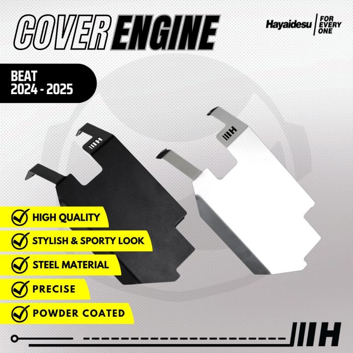 Hayaidesu Engine Cover Pelindung Bawah Mesin Motor Honda BEAT 2024-2025 ...