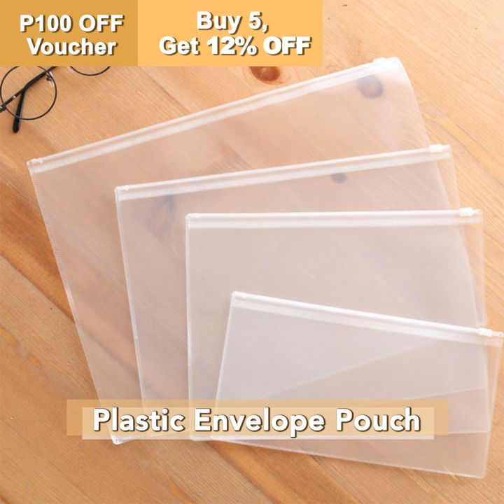 Onlinesavers PP Pouch Envelope Plastic Zipper Envelope Plastic Bag ...