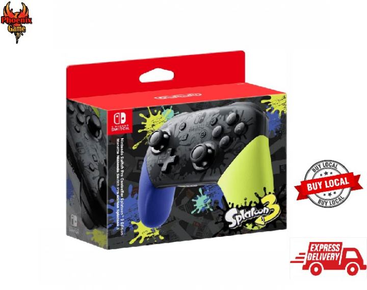 Nintendo Switch Pro Controller Splatoon 3 Edition (Brand New/3rd Party ...