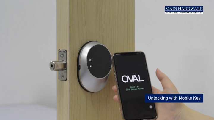 OVAL Digital Smart Lock Pin Code Lock/ Bluetooth Lock/ Mobile Key/ Home ...