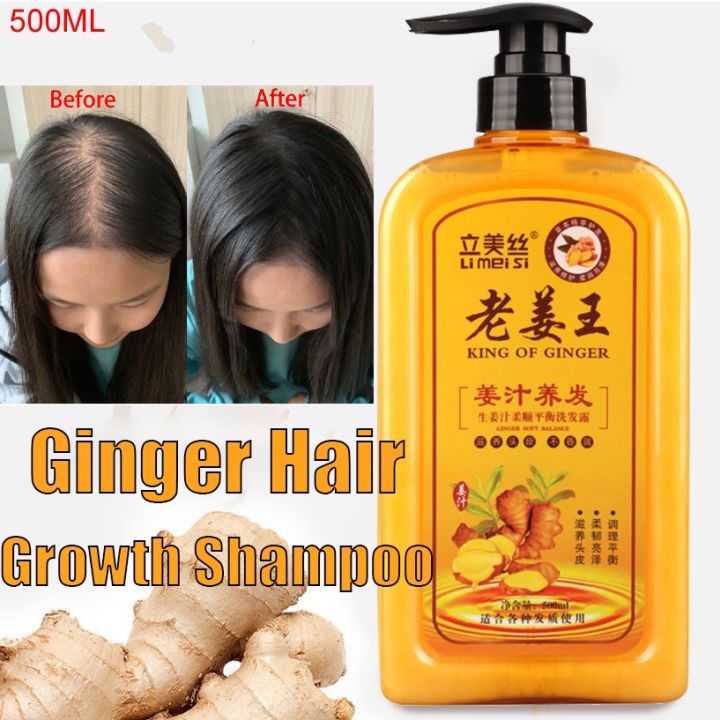 STYLECLUB 500ML Original Natural Ginger Shampoo for Hair Loss Herbal ...