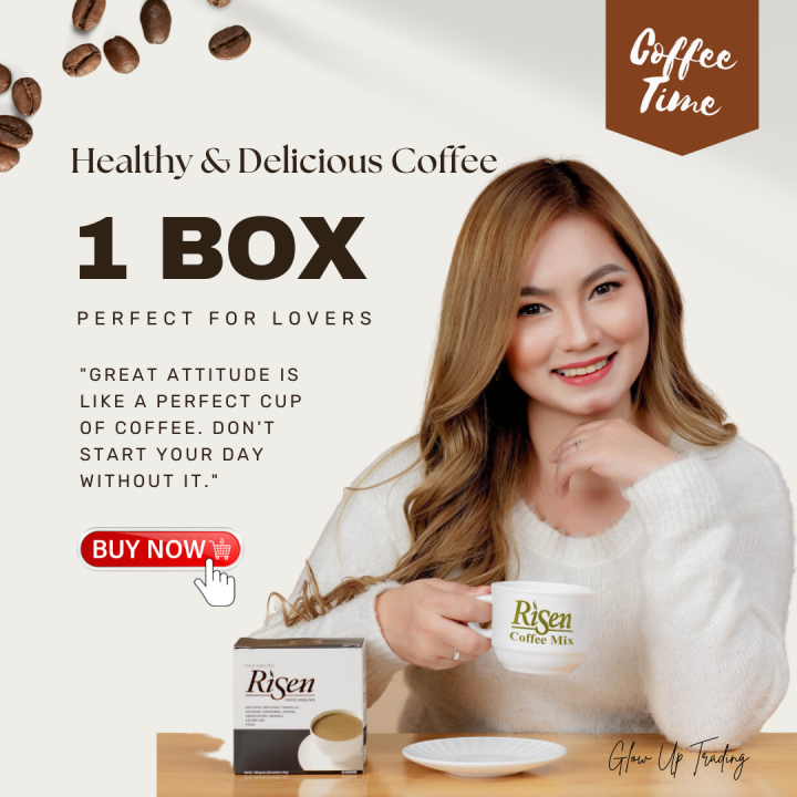 1 BOX RISEN COFFEE / 10 SACHETS PER BOX | Lazada PH