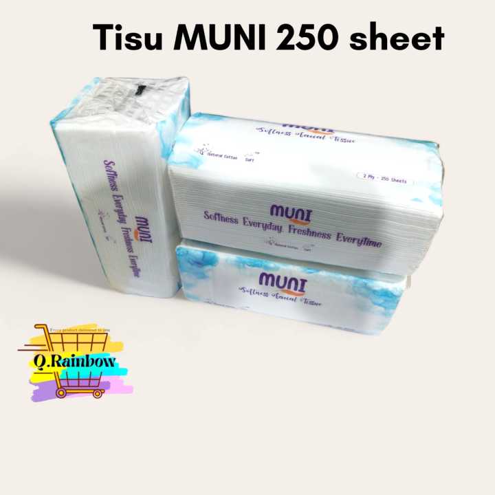 TISSU / TISU MUNI 2 PLY 250 LEMBAR | Lazada Indonesia