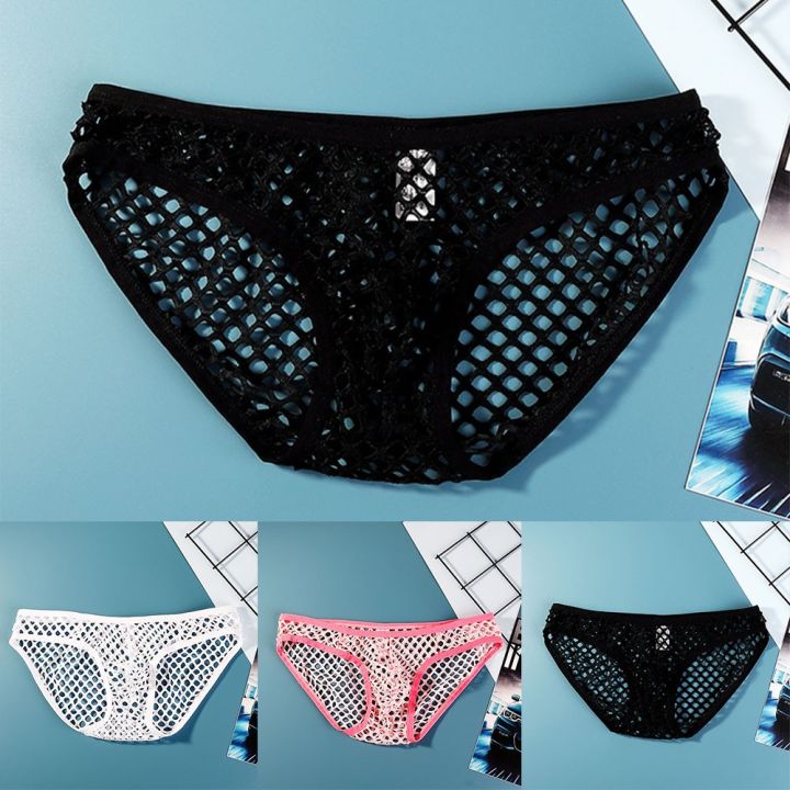 【Ready Stock】 Seductive Men's Sexy Low Rise Mesh Panties Underwear ...