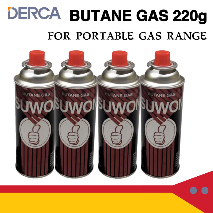 SUWON SAFE BUTANE GAS 220g (GAS FOR PORTABLE GAS STOVE) | Lazada PH