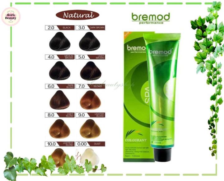 Bremod Hair Color Dye 100ml 2/0 3/0 4/0 5/0 6/0 7/0 8/0 9/0 10/0 0/00 ...