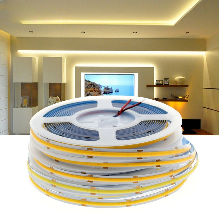 COB LED strip light continuous home cove wardrobe light ambient light 5 ...