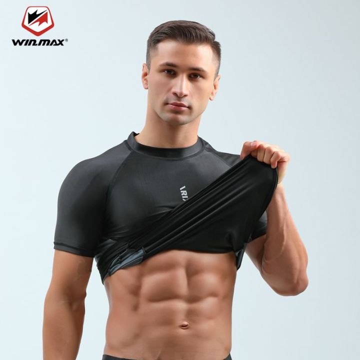 Winmax Men's Professional Swimming Shirts Seaside Beach Swim Trunks ...