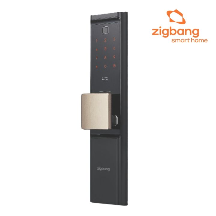 SAMSUNG SHP DR 708 >>> ZIgbang SHP R80 Wi-Fi IOT Push Pull Digital Door Lock (FREE Sensor Dust ...