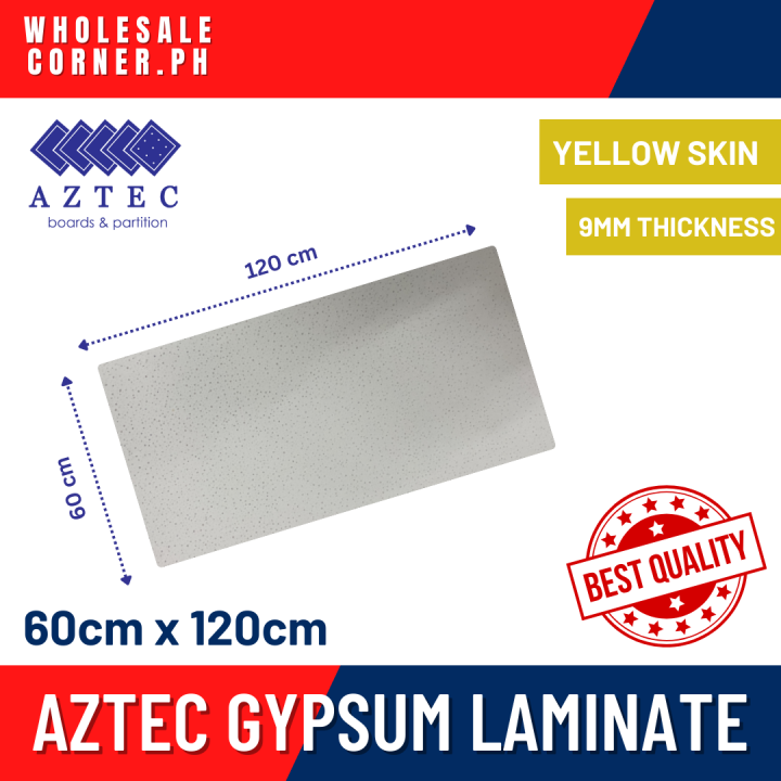 Aztec Gypsum Board Laminate - 60cm x 120cm (Lemon Skin ) - Ceiling ...