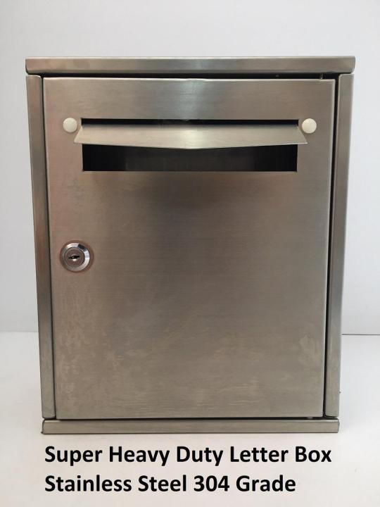 Super Heavy Duty Stainless Steel Grade 304 Solid Letter Box | Lazada
