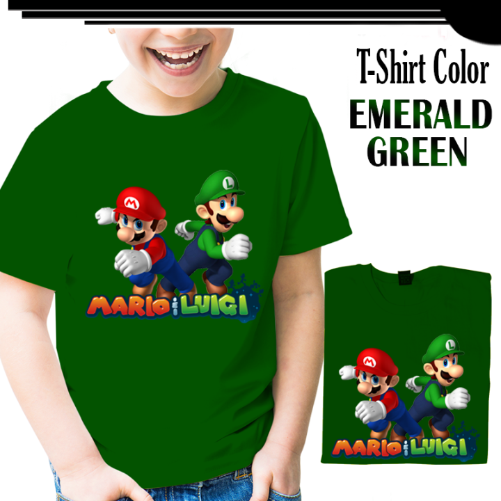 Super Mario and Luigi for Kids and Adult Cartoon Character Design Print ...