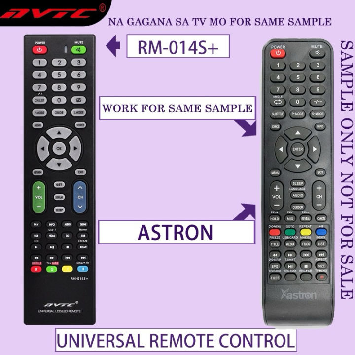 Universal remote control for Astron smart tv remote na gagana sa tv mo ...