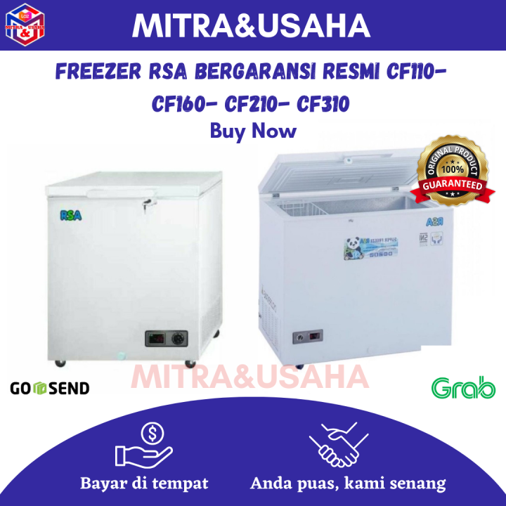 Chest Freezer RSA CF110 - CF210- CF310 Freezer Box - KHUSUS CIKARANG ...