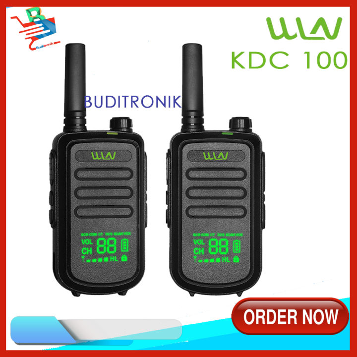 Sepasang WLN KD-C100 HT UHF Tanpa Handsfree WLAN KDC100 KDC100 | Lazada ...