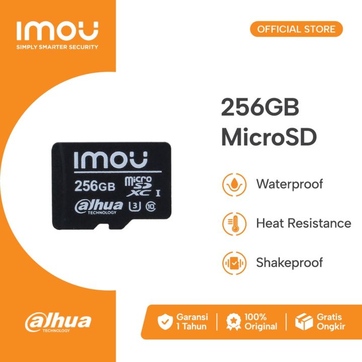 Dahua Imou 32GB 64GB 128GB 256GB Class 10 MicroSDXC Card for CCTV Surveillance | Lazada