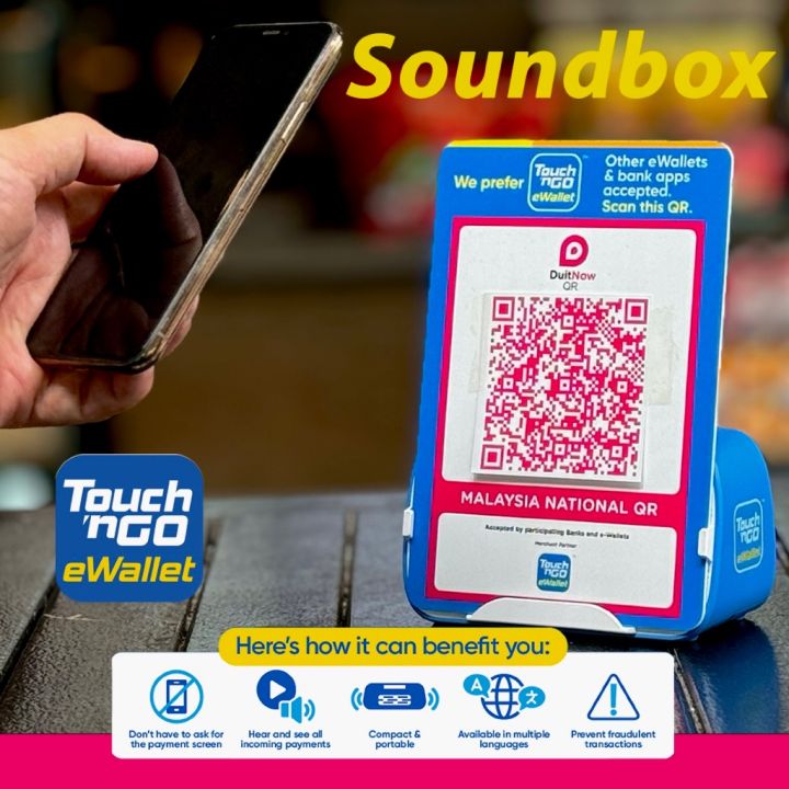 Touch n Go ewallet Soundbox TnG Sound box | Lazada