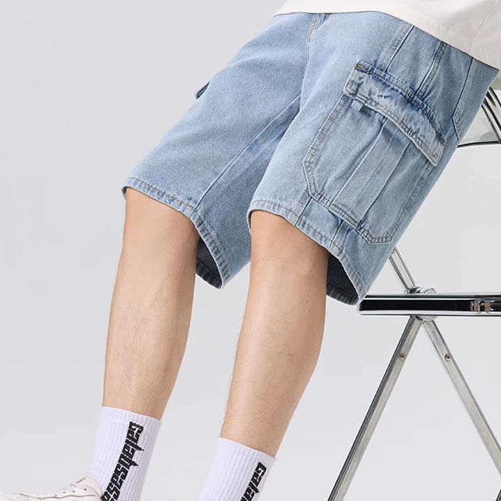Nitro Apparel : Casual Denim Maong Cargo Shorts Menswear Trendy Korean ...
