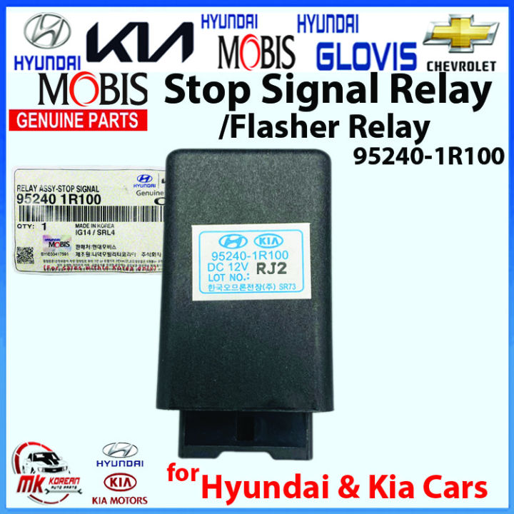 [GENUINE] Stop Signal Relay/Flasher Relay for Hyundai & Kia Cars. 95240 ...