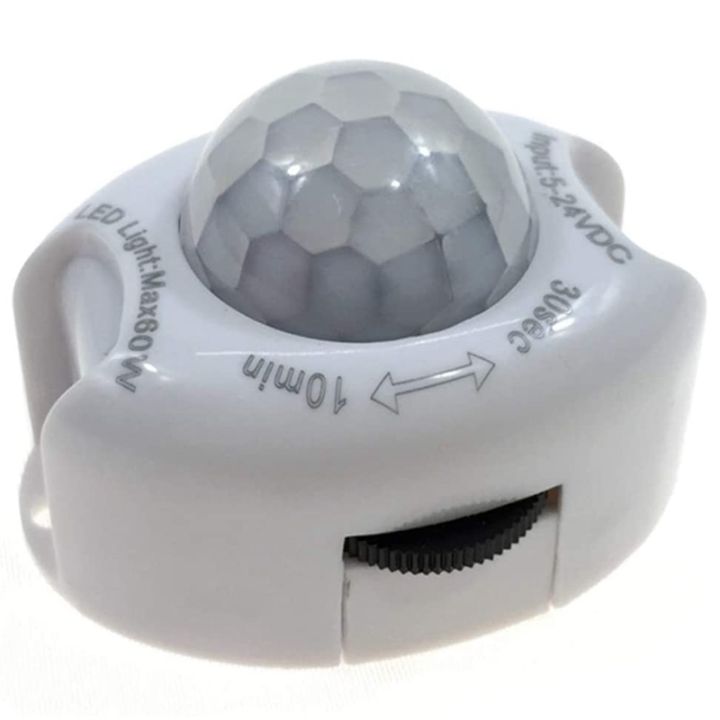 PIR Infrared Motion Sensor Detector DC5-24V Auto on Off Timer Switch ...