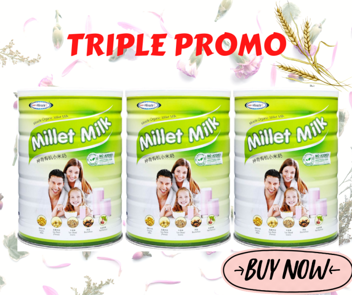 【FAST SHIP OUT】 3 X MHP MIRACLE ORGANIC MILLET 900G Exp 6/2027 | Lazada