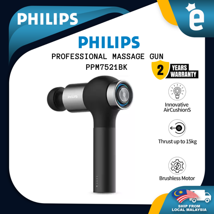 Philips Professional Massage Gun Deep Muscle High Vibration Recovery ...