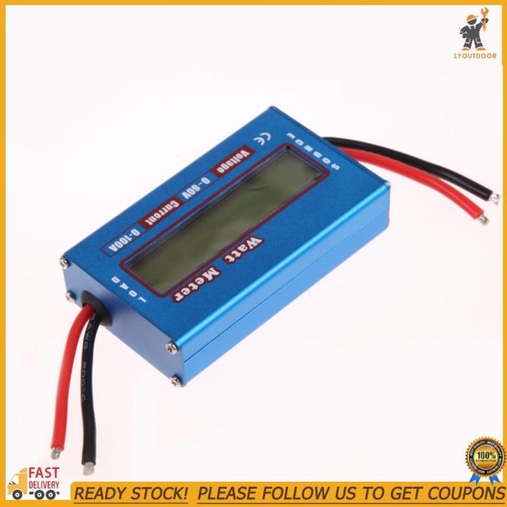 [LYOUTDOOR]Portable LCD DC Power Analyzer 12V 24V Volt Amp Meter for ...