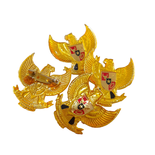 PIN GARUDA PANCASILA BROS BURUNG GARUDA BAHAN FIBER PIN UKURAN 3,5 CM ...